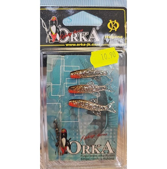 GAMBE Orka Gambe Small Fish 3 leurres - Pêcheur en ligne