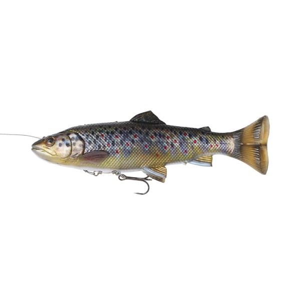 SAVAGE GEAR 4D LINE THRU PULSE TAIL TROUT 16CM 51G SLOW SINK - Pêcheur en ligne